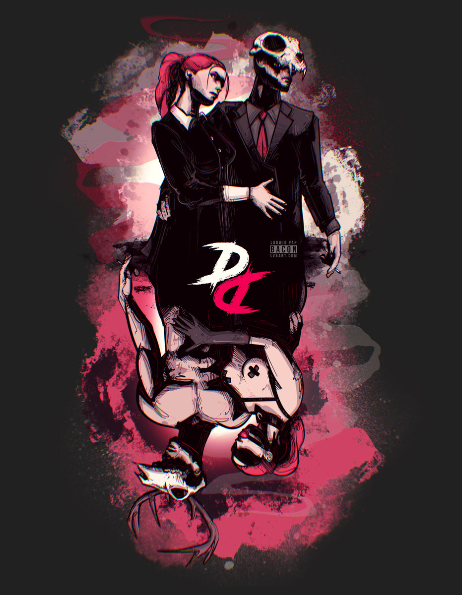 Deer Daddy Series 12: As Above So Below Fine Art Print – Ludwig Van Bacon