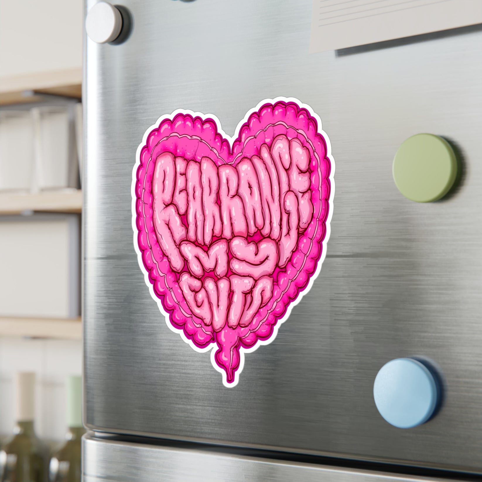 Rearrange My Guts Kiss-Cut Vinyl Decal – Ludwig Van Bacon