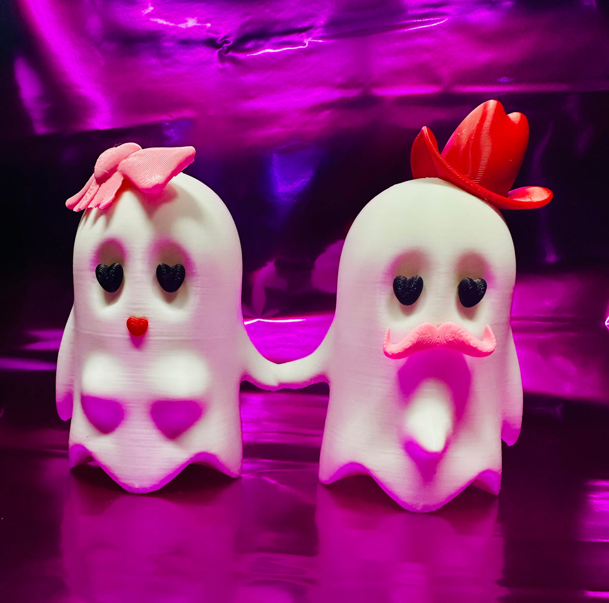 Mr & Mrs Ghost 3D Printed Statue – Ludwig Van Bacon