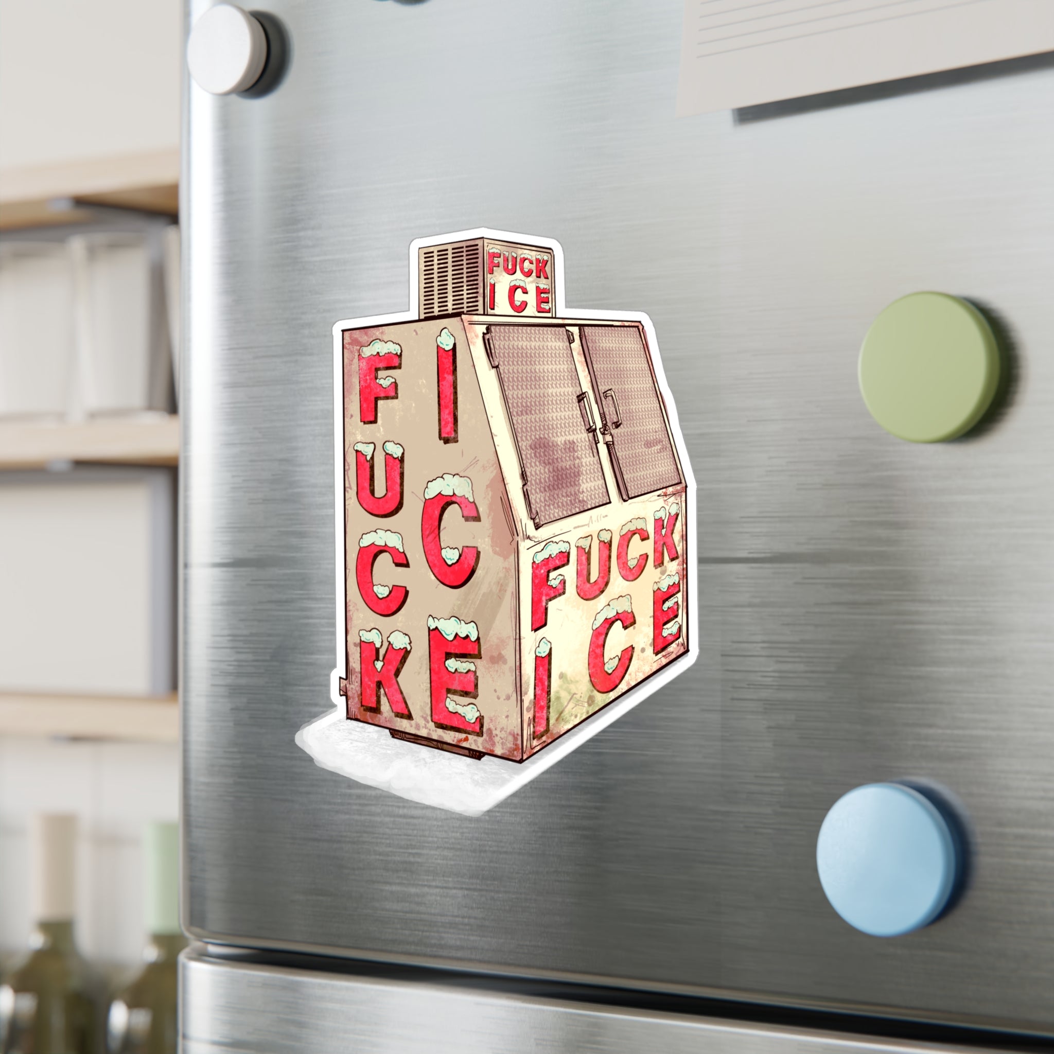 Ice Freezer Kiss-Cut Vinyl Decal – Ludwig Van Bacon