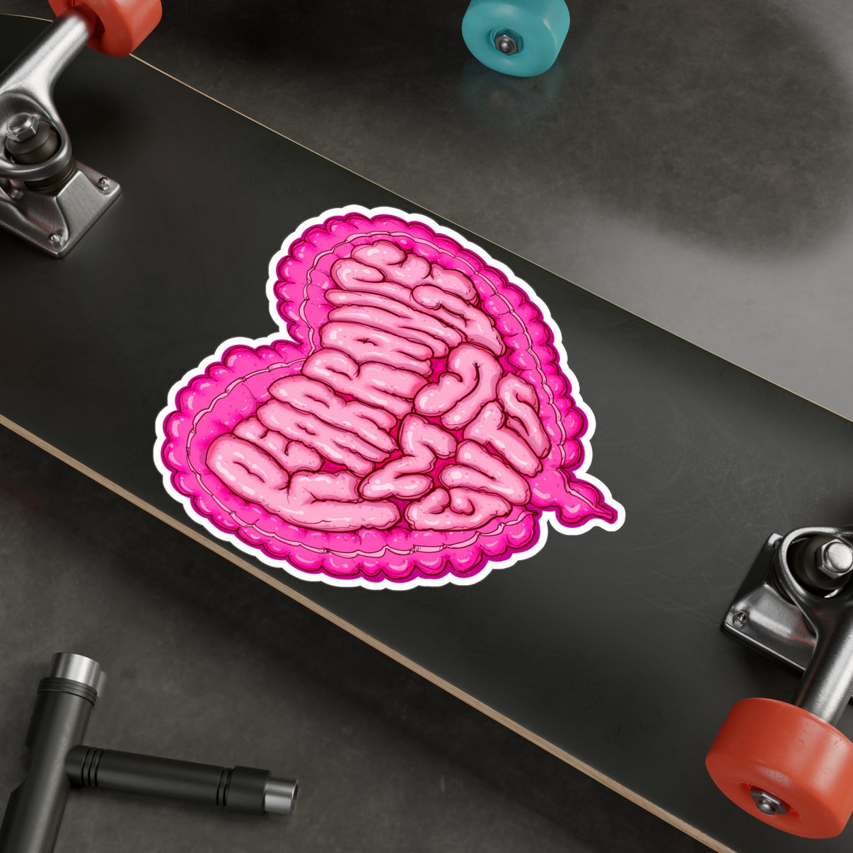 Rearrange My Guts Kiss-Cut Vinyl Decal – Ludwig Van Bacon