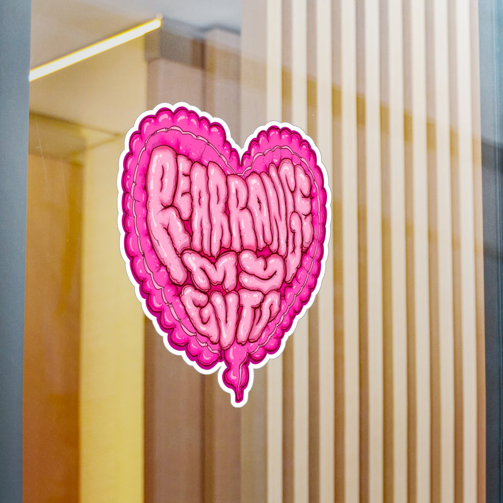 Rearrange My Guts Kiss-Cut Vinyl Decal – Ludwig Van Bacon