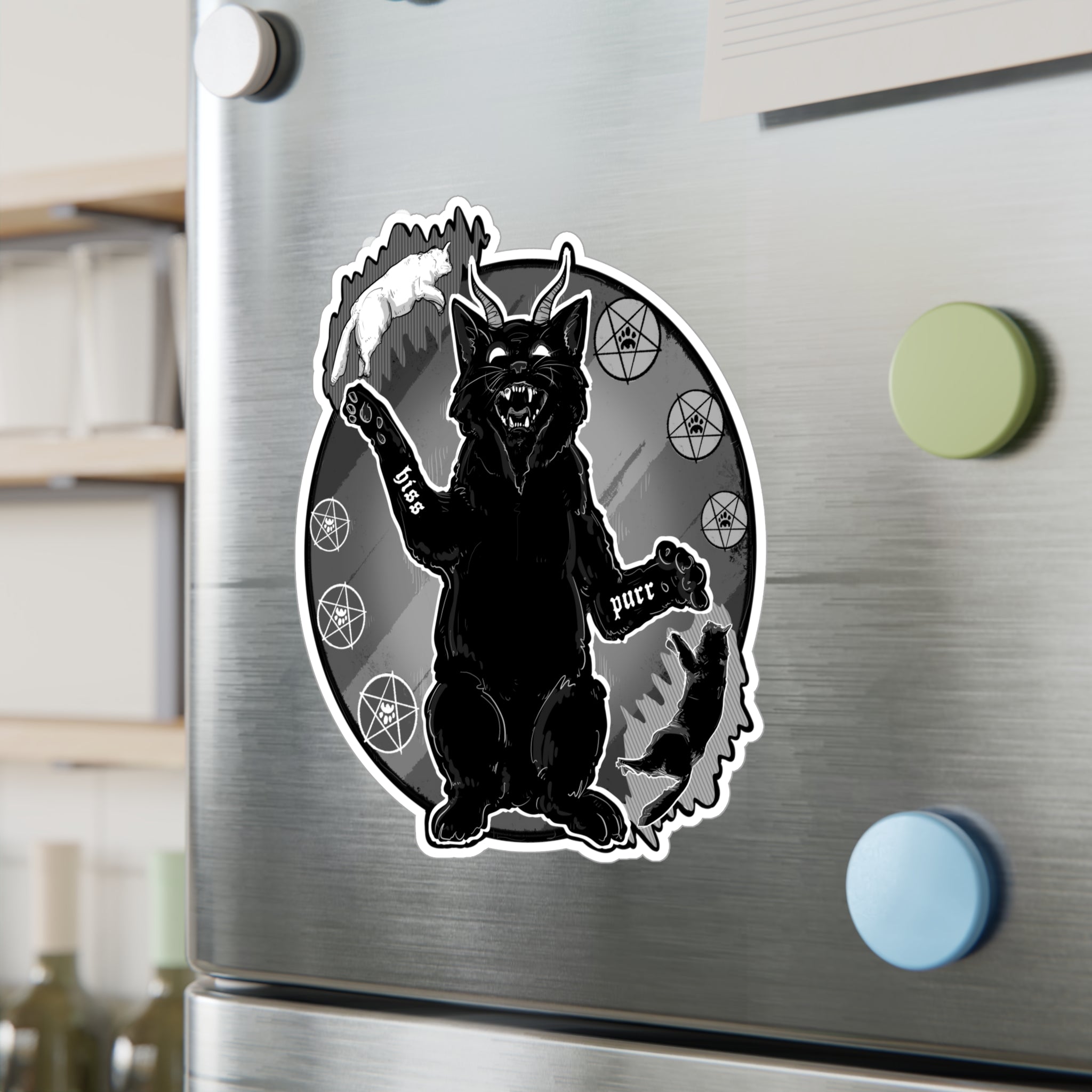BaphoCat II Kiss-Cut Vinyl Decal – Ludwig Van Bacon