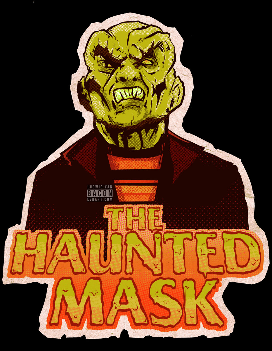 The Haunted Mask Fine Art Print – Ludwig Van Bacon