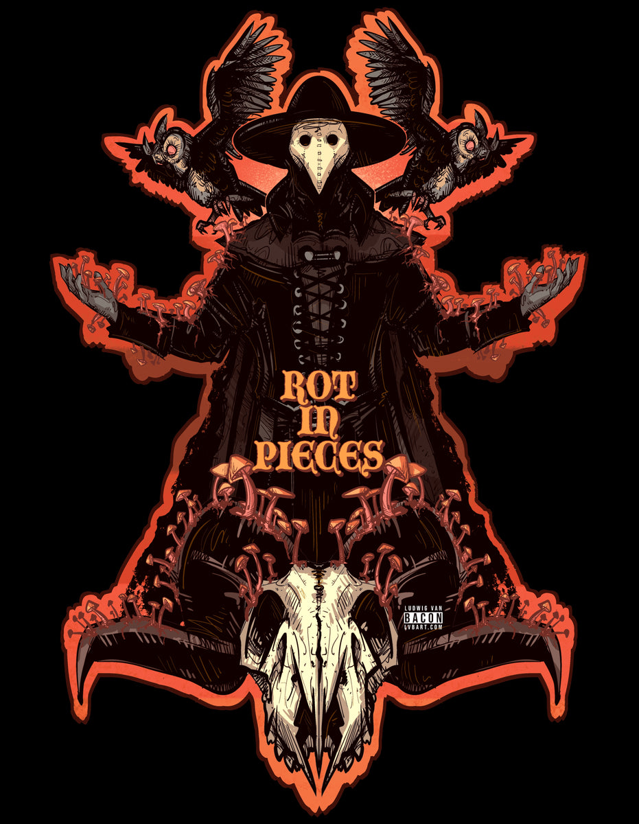 Rot In Pieces Fine Art Print – Ludwig Van Bacon