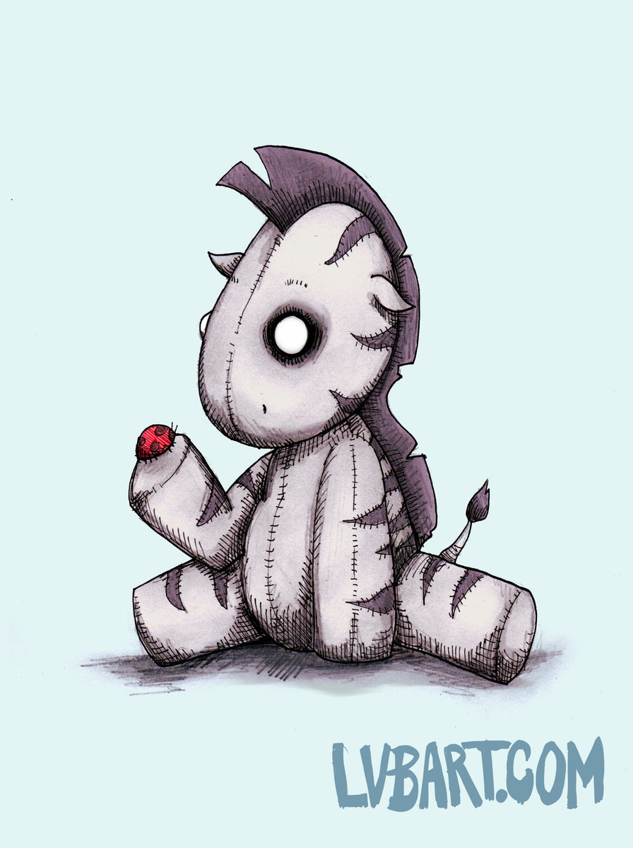 Zebra Fine Art Print – Ludwig Van Bacon